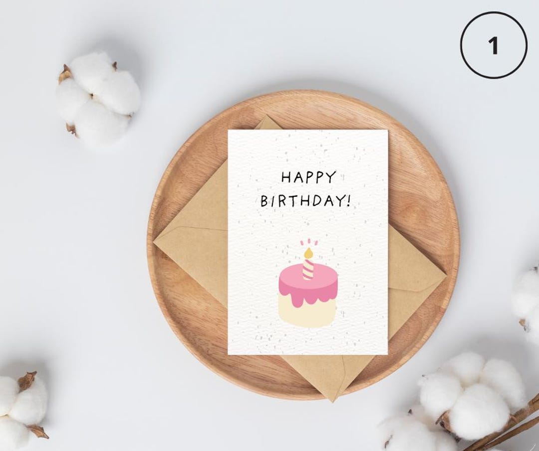 Digital Birthday Card INSTANT DOWNLOAD - Etsy