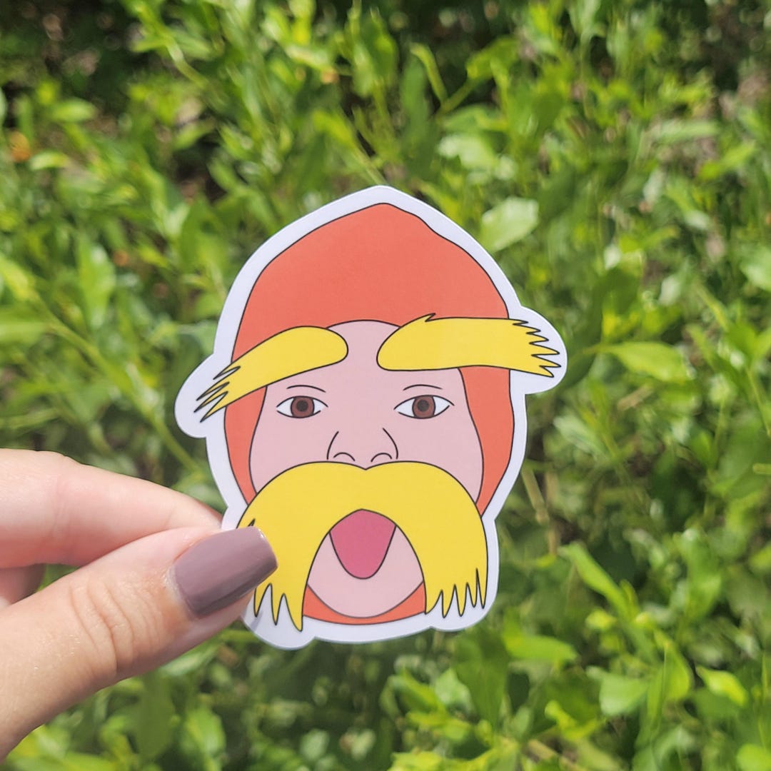 Ashby the Lorax Vinyl Sticker Waterproof Hand Drawn 3 Inch Tiktok Meme Viral - Etsy UK