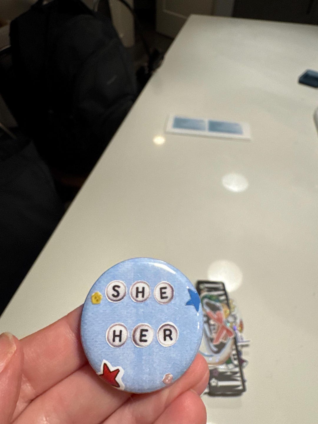 Custom Pronoun Pin | LGBTQ+ Pride Accessory - Etsy