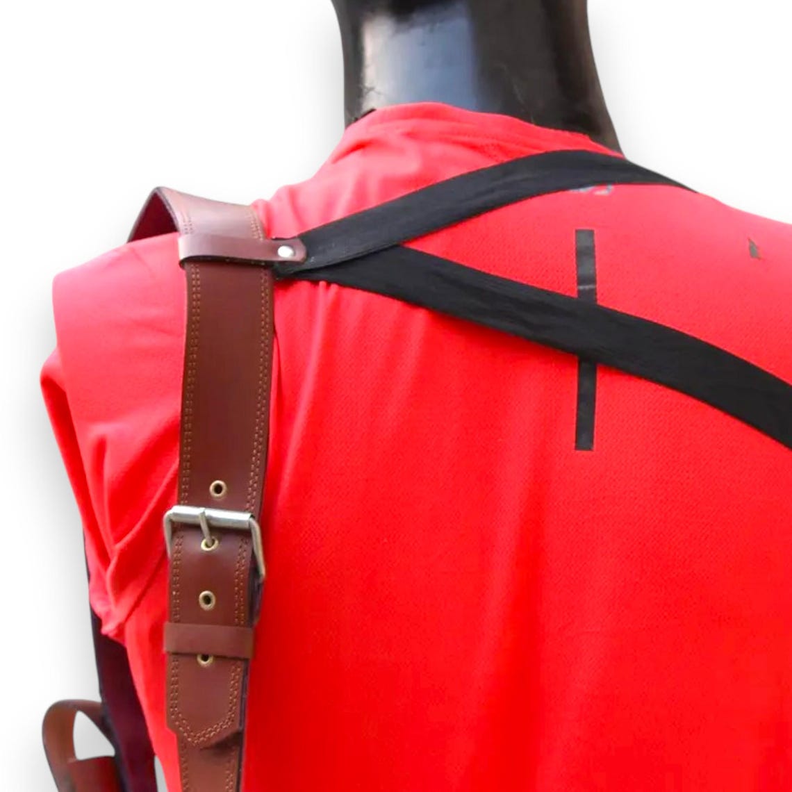 Custom Leather Shoulder Holster for 9mm | Handmade Colt Tactical ...