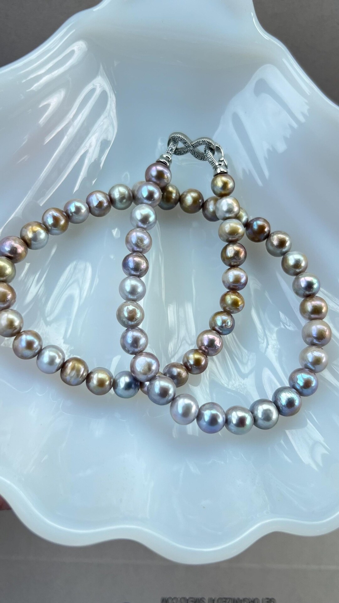 Colorful Blue Green Candy Necklaces Freshwater Pearls - Etsy