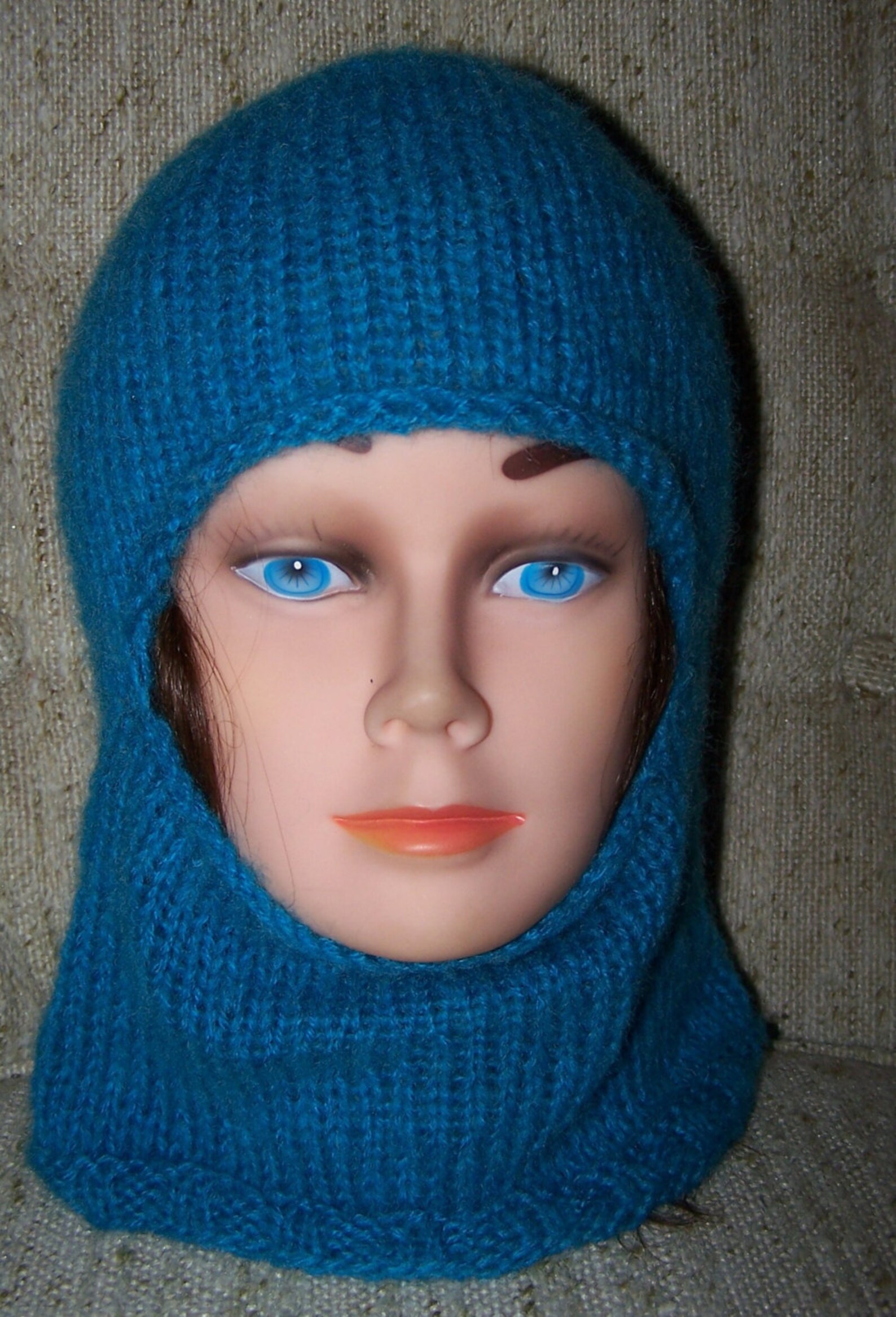 Balaclava Hand Knit Ski Mask Custom Made to Order Beanie New - Etsy