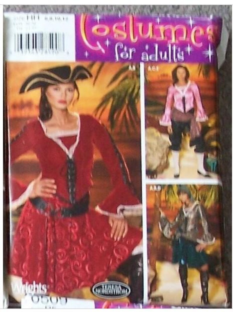 Vintage Womens Pirate Wench Sewing Simplicity Pattern New Uncut 0509 - Etsy