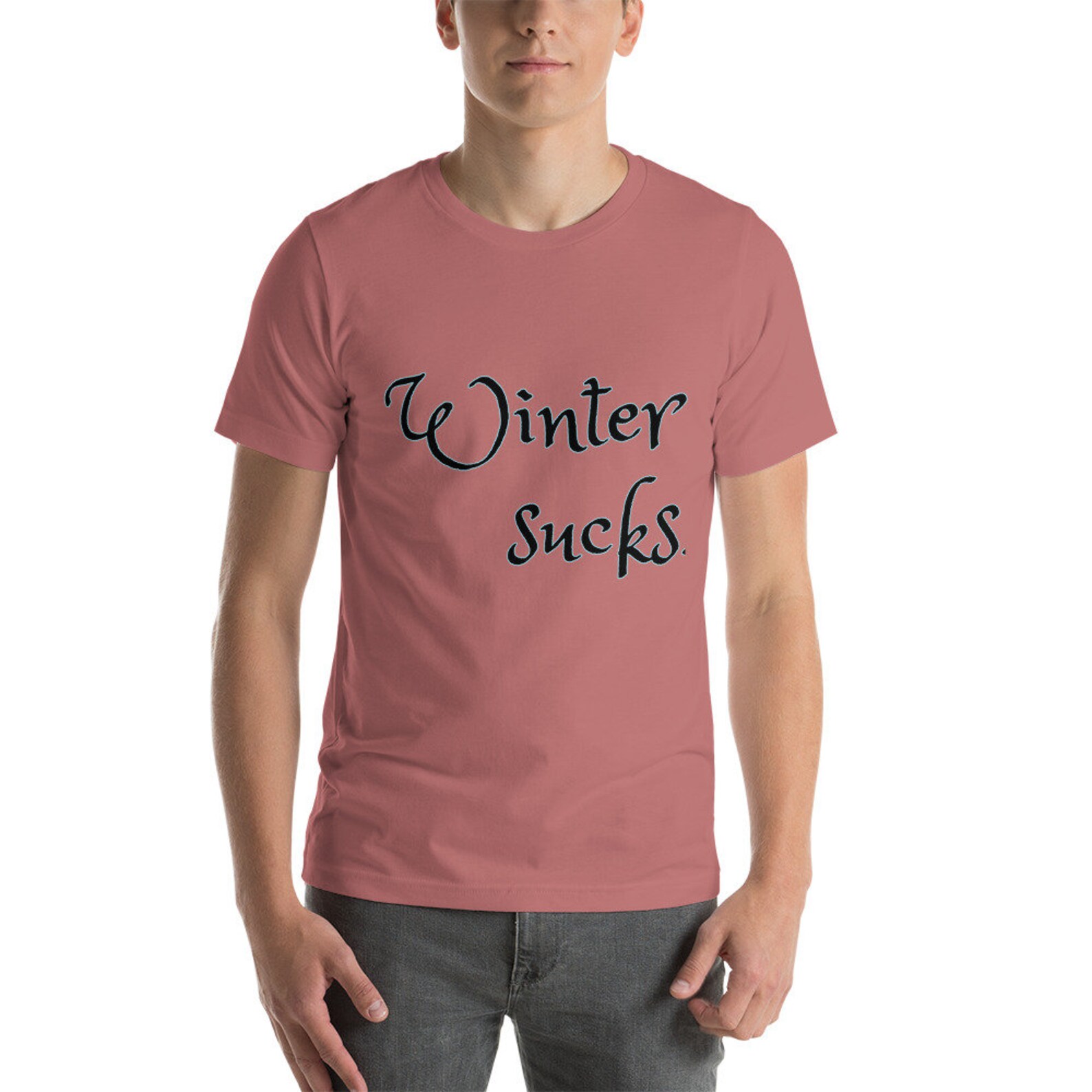 Winter Sucks. Short-sleeve Unisex T-shirt Graphic Tee Made to Order ...