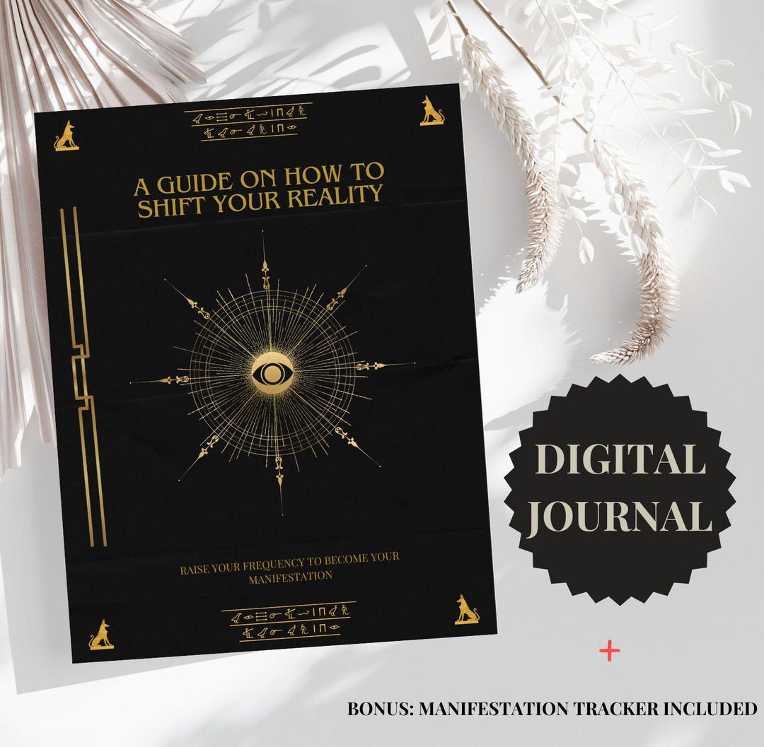 Reality Shift Journal | Fillable Manifestation Planner | Digital ...