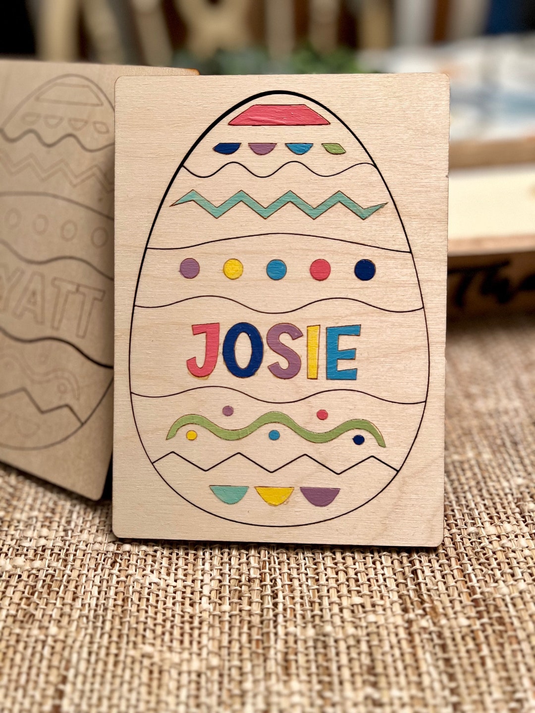 Easter Egg Puzzle SVG. Digital File. Craft for Kids. Holiday ...