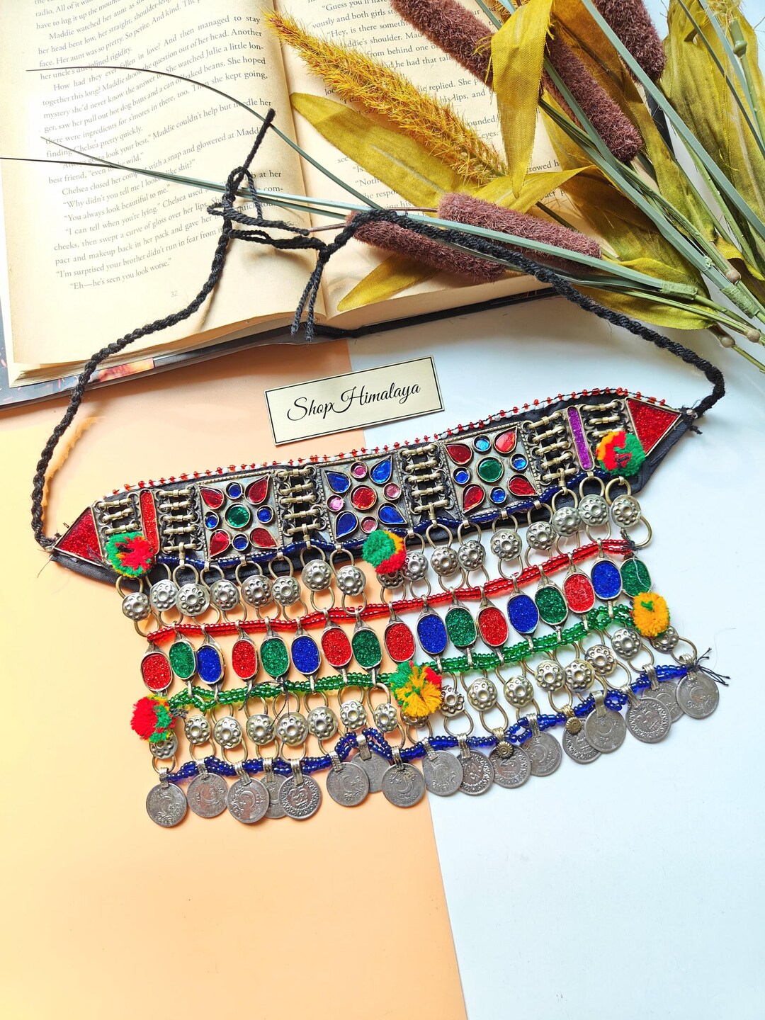 Vintage Aghan Jewelry, Tribal Kuchi Necklace, Nomadic Jewelry, Boho ...