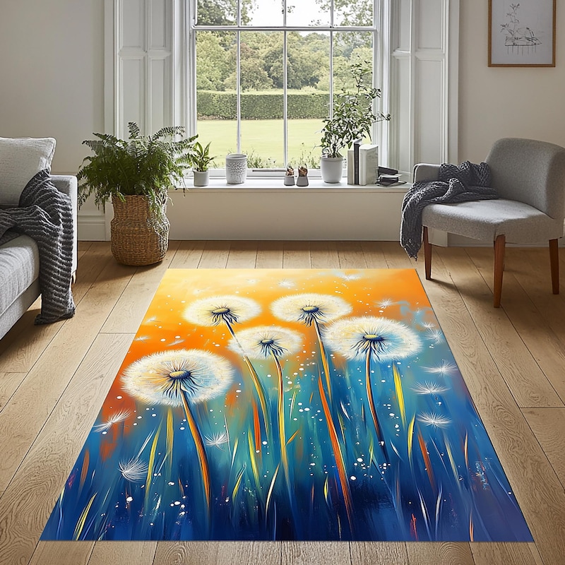 Dandelion Rug - Etsy