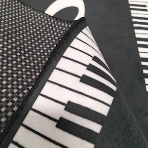 Music Note Rug, Music Room Rug, Piano Rug, Piano Keys Rug, Music Area ...