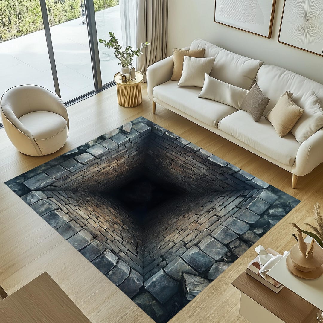 3D Rug, Illusion Rug, 3D Look Rug, Deep Hole Rug, Optical Illusion Rug ...