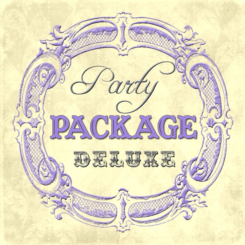 DIY Printable Party Package Made to Match Any Invitation in the Shop ...