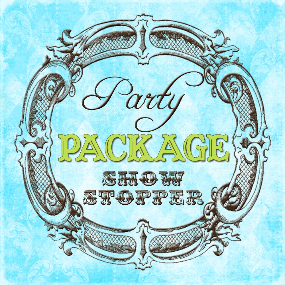 DIY Printable Party Package Made to Match Any Invitation in - Etsy