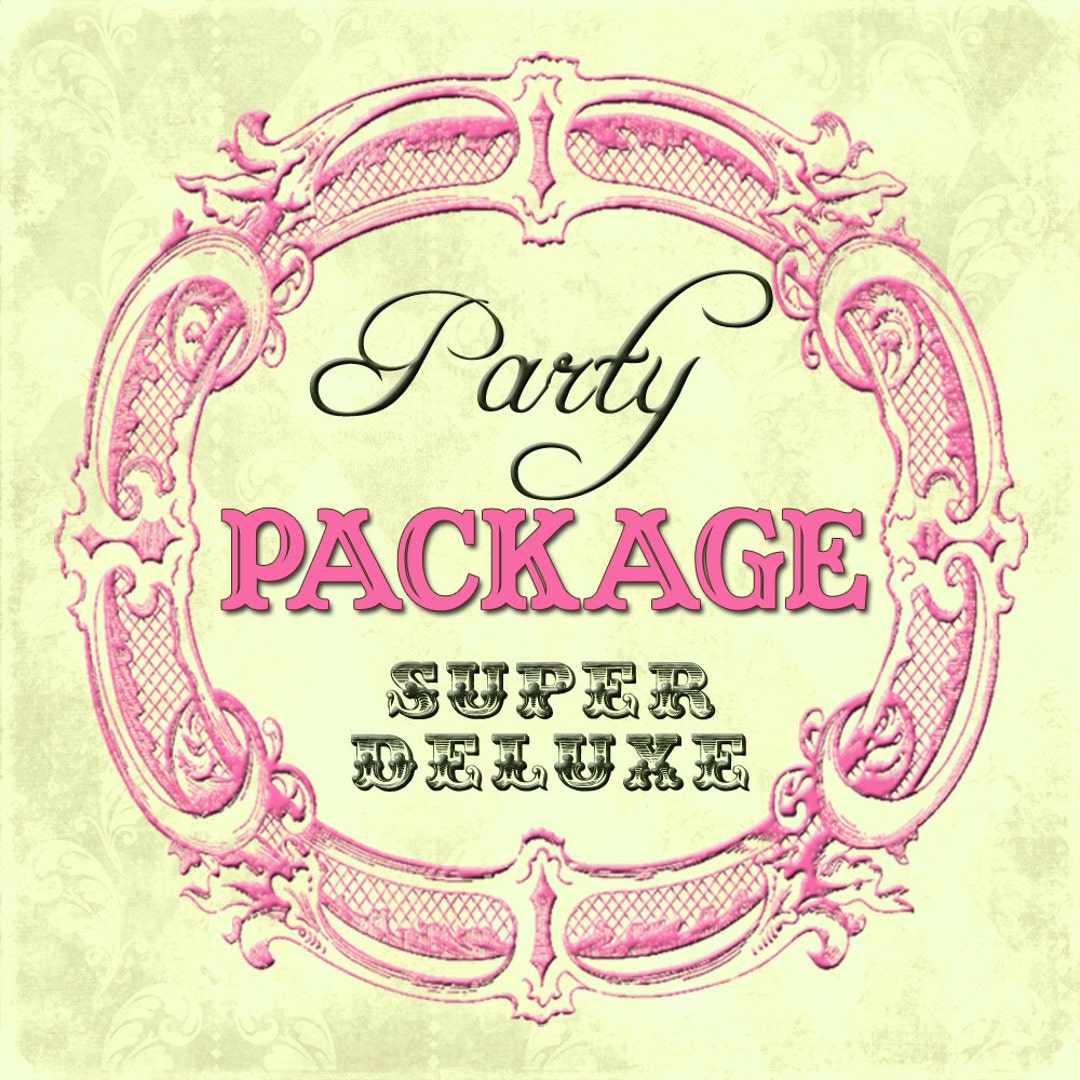 DIY Printable Party Package Made to Match Any Invitation in the Shop ...