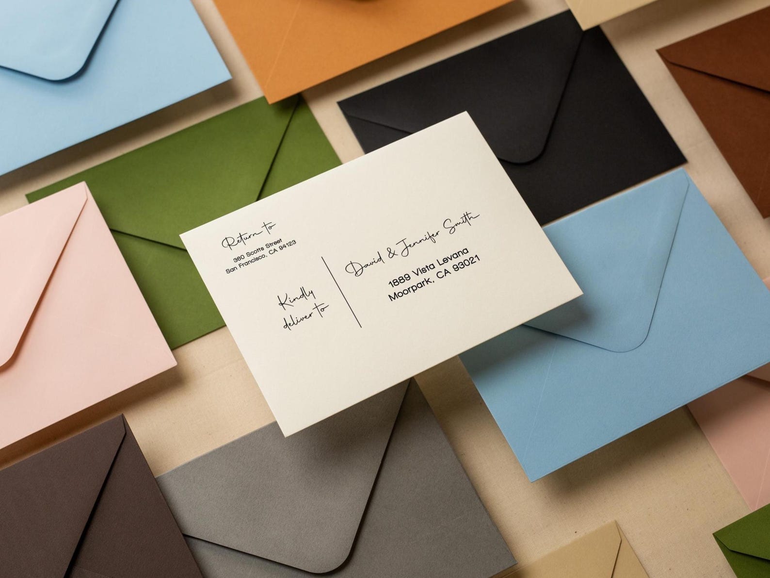 A7 Envelope Address Printing (d7) - With White or Blank Ink Custom ...