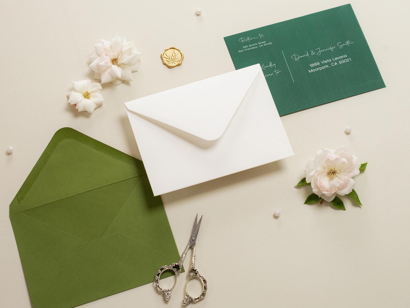 A7 Envelope Address Printing (d7) - With White or Blank Ink Custom ...