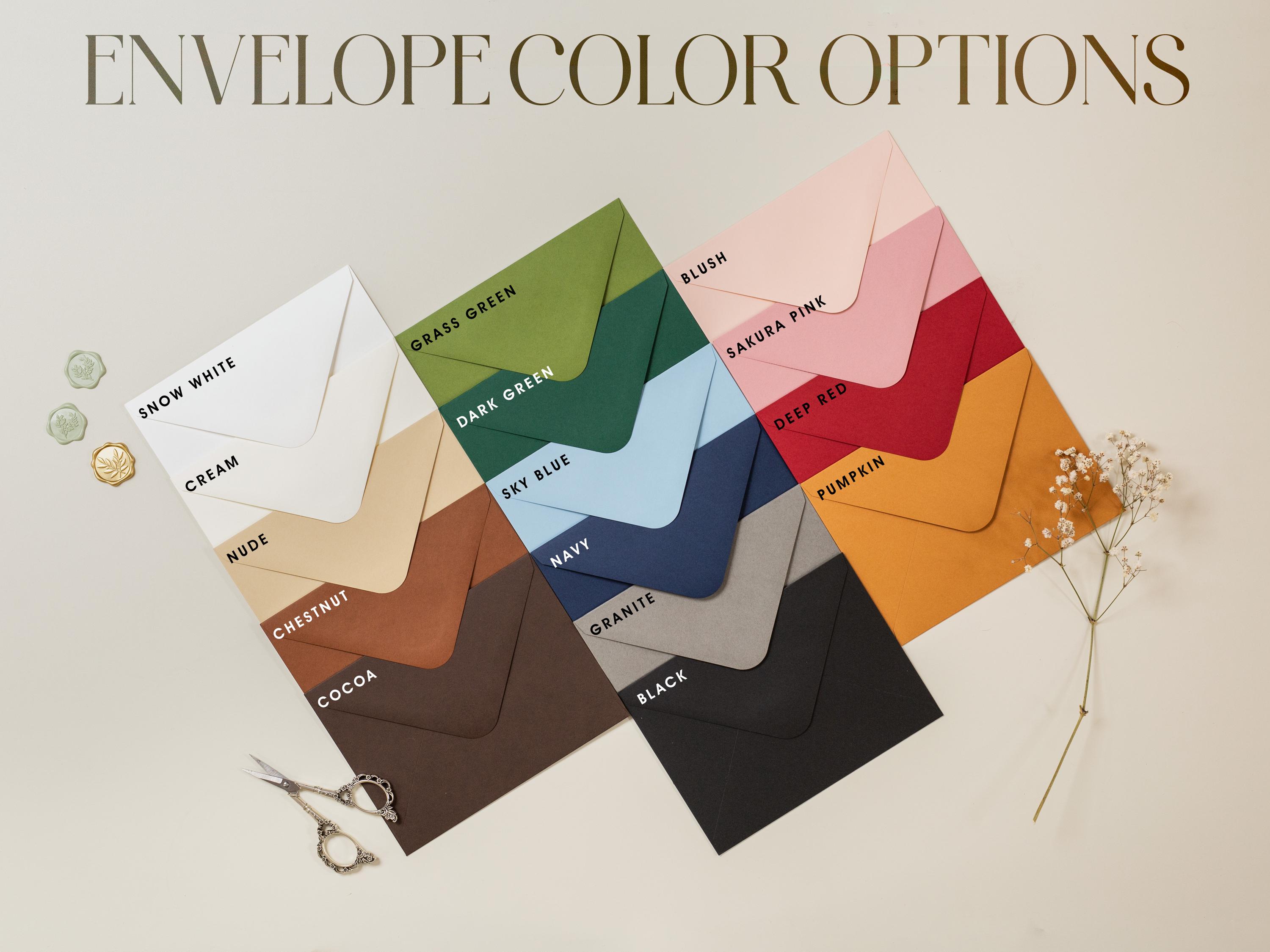 A7 Envelope Address Printing (d6) - Custom Personalized White Ink ...