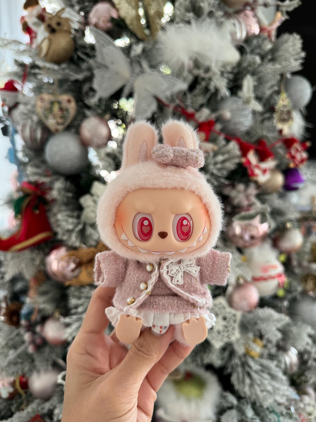 Labubu Clothes / Tweed Jacket Set Pink - Etsy