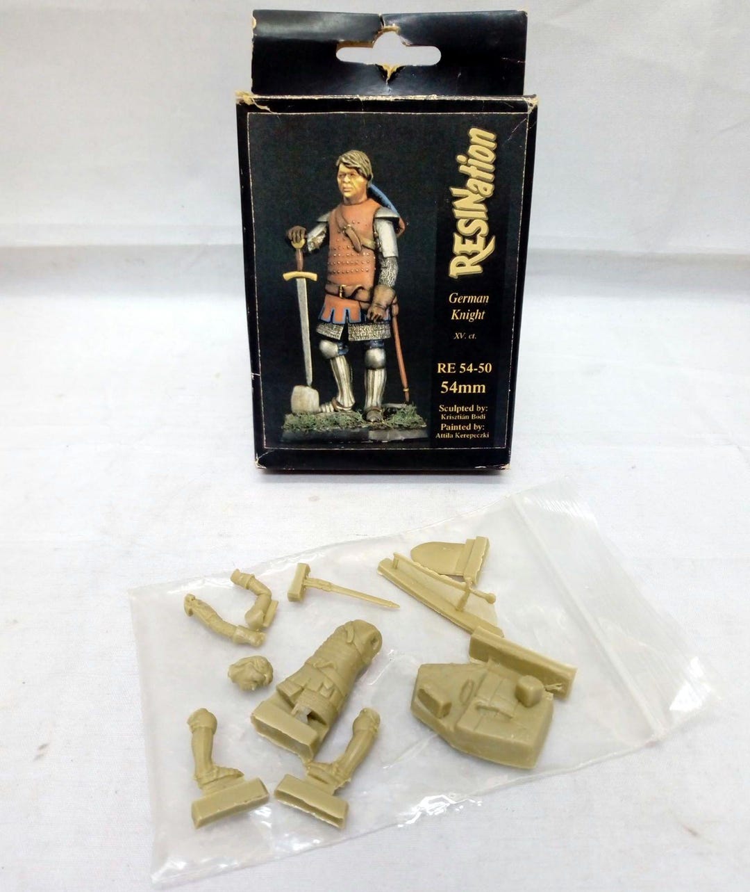 Construction Model Kit Resination "german KNIGHT 54mm Figure" - Etsy