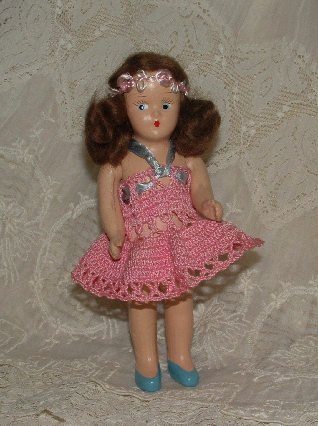 Vintage 7 Composition Storybook Type Doll so Cute - Etsy Vintage 7 Composition Storybook Type Doll so Cute - Etsy