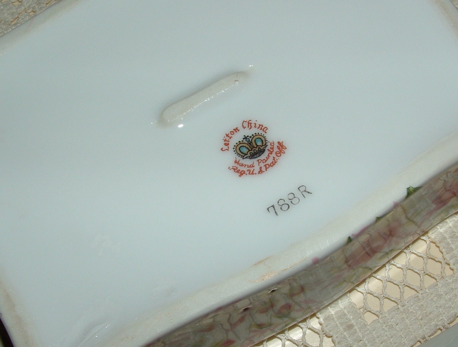 Vintage LEFTON Rose Chintz Vanity Box With Lid, 2 Trays - 788R - Etsy