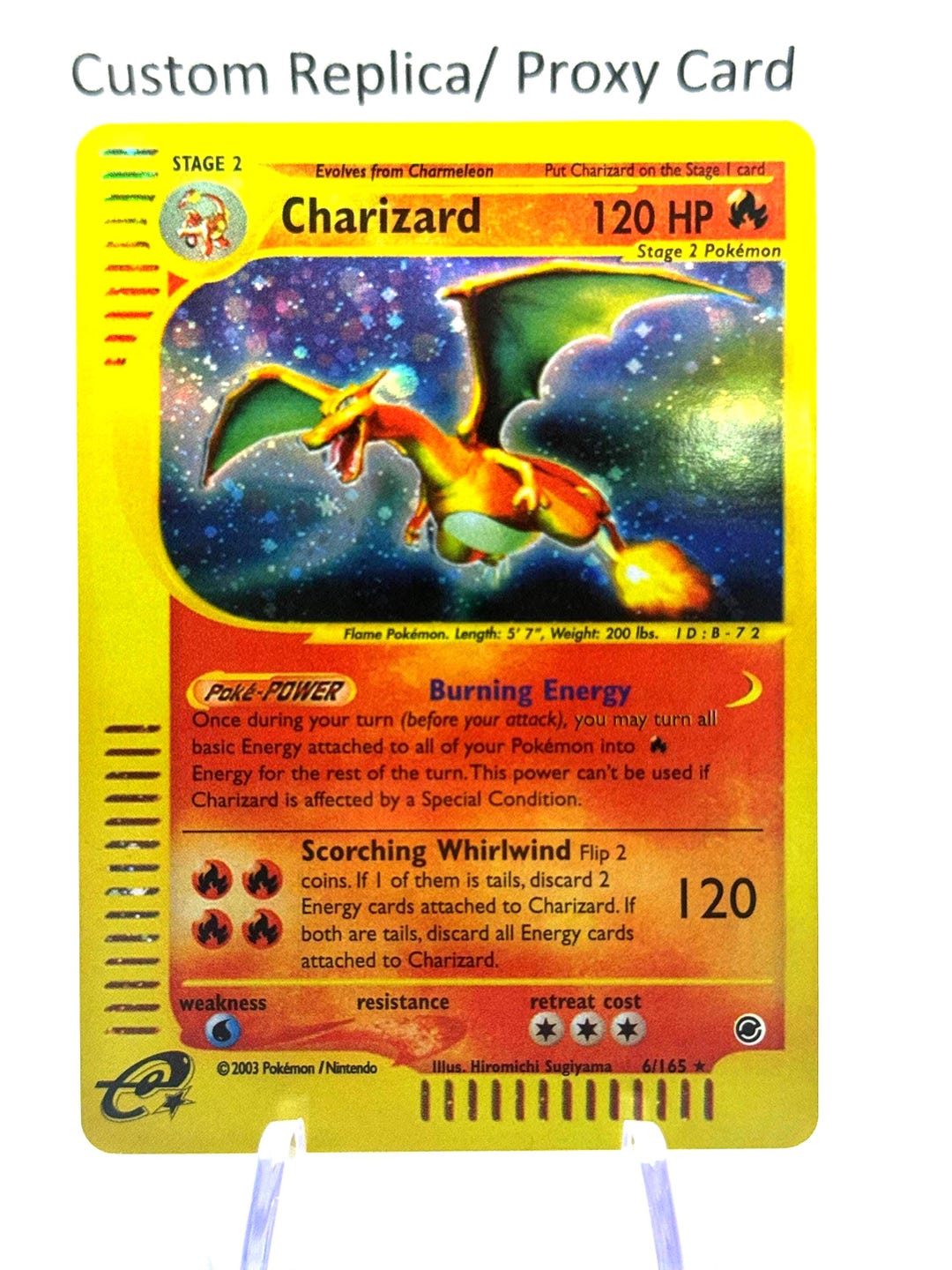 Pokemon Vintage Replica Cards - Fire Type - Etsy