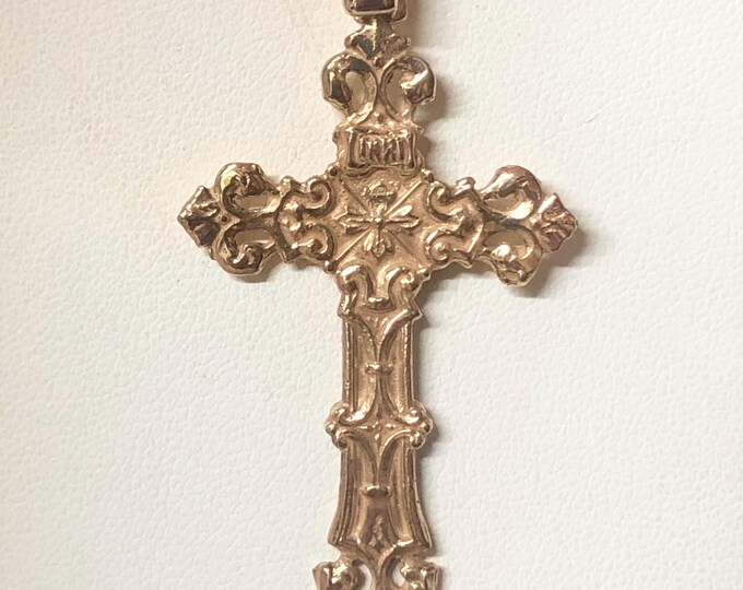 Atocha Shipwreck Cross Replica in Solid 14K Yellow Gold - Etsy