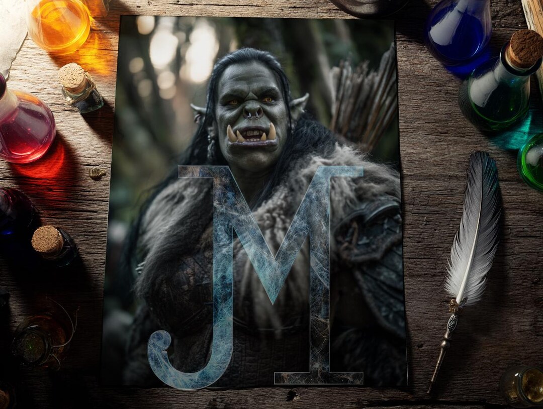 Dungeons and Dragons Half-orc Character Classes, Realistic Art - Etsy UK