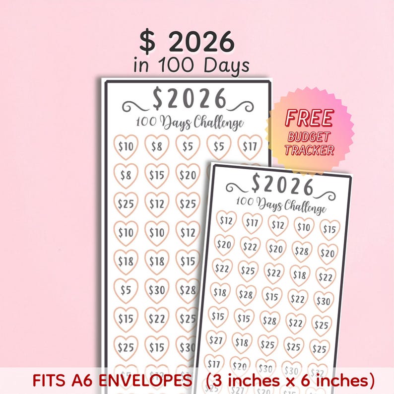 2,026K in 100 Days Savings Challenge | 2026 Money Saving | Minimal ...