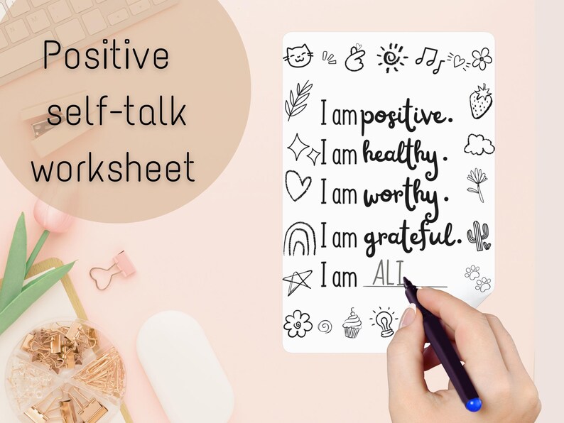 Teen Positive Affirmations Poster: Self-love Printable (digital ...