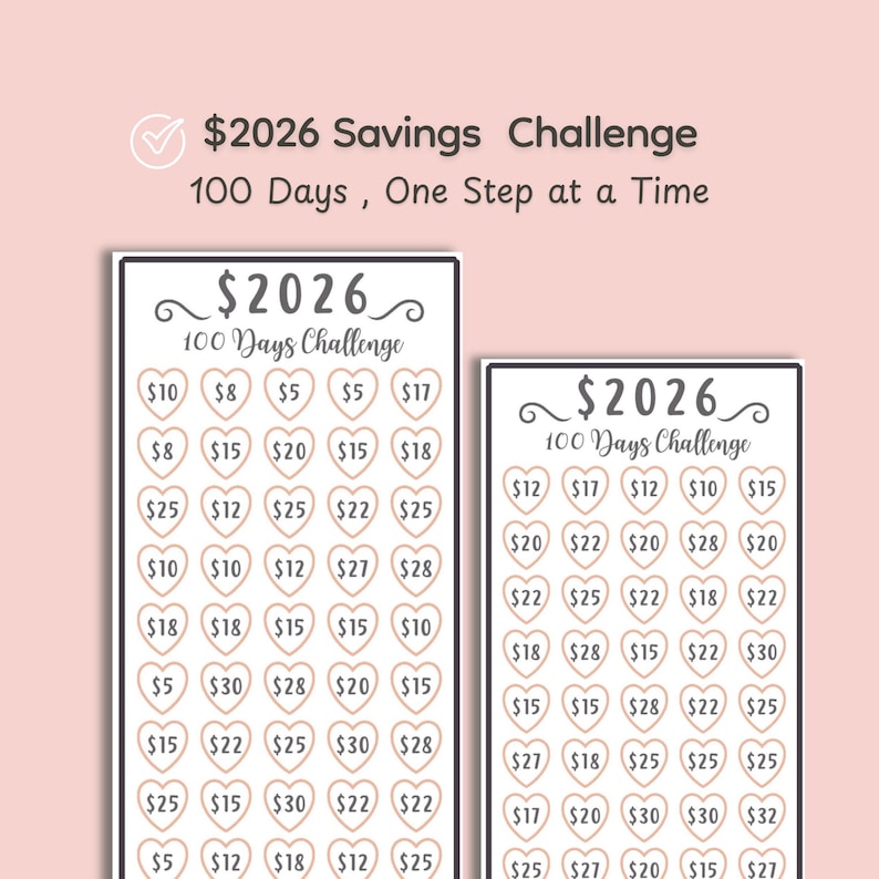 2,026K in 100 Days Savings Challenge | 2026 Money Saving | Minimal ...