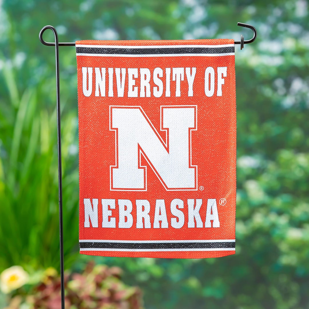 Embossed Suede Flag, GDN Size, University of Nebraska - Etsy