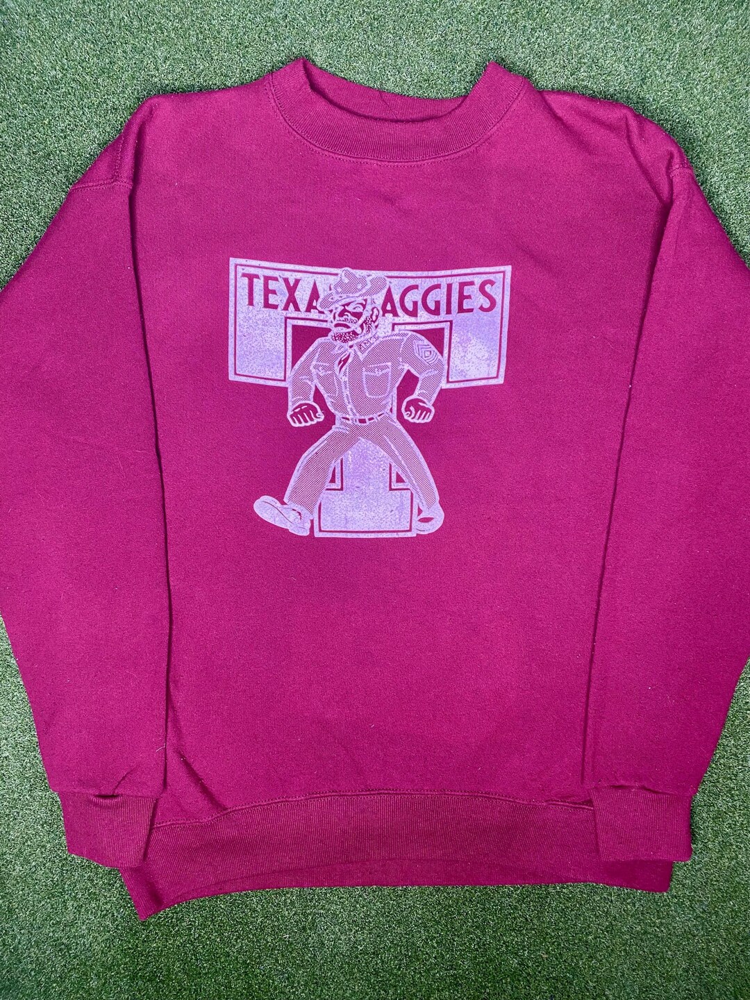 80s Texas A&M Aggies - Vintage College Crewneck Sweatshirt (XL) - Etsy