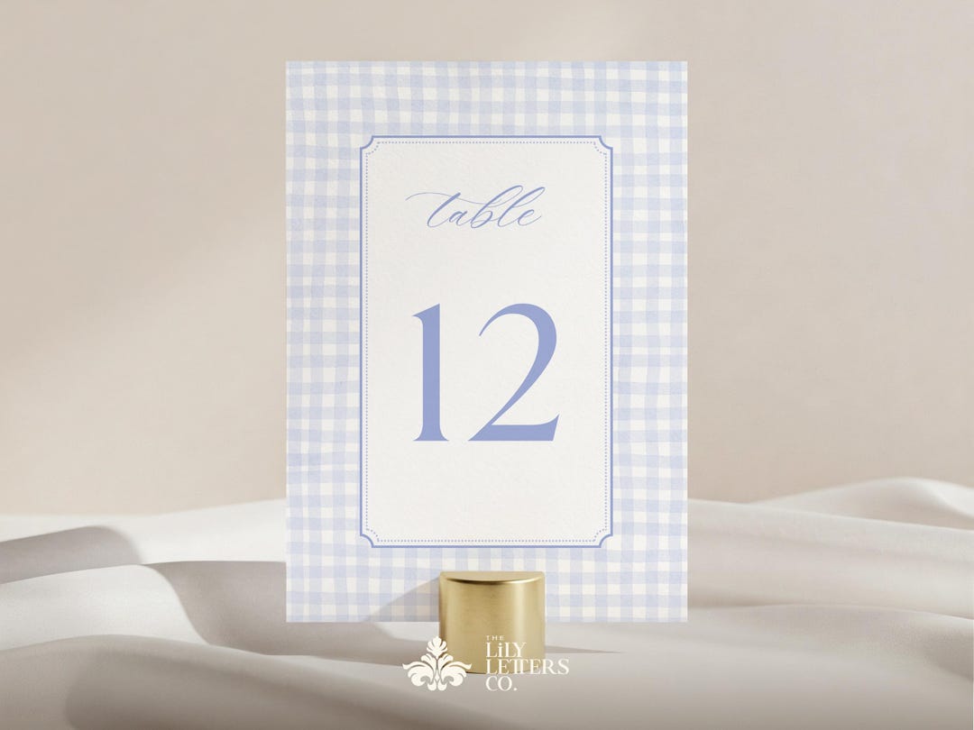 Blue Baby Shower Table Number Card Template, Teddy Bear Editable Table ...