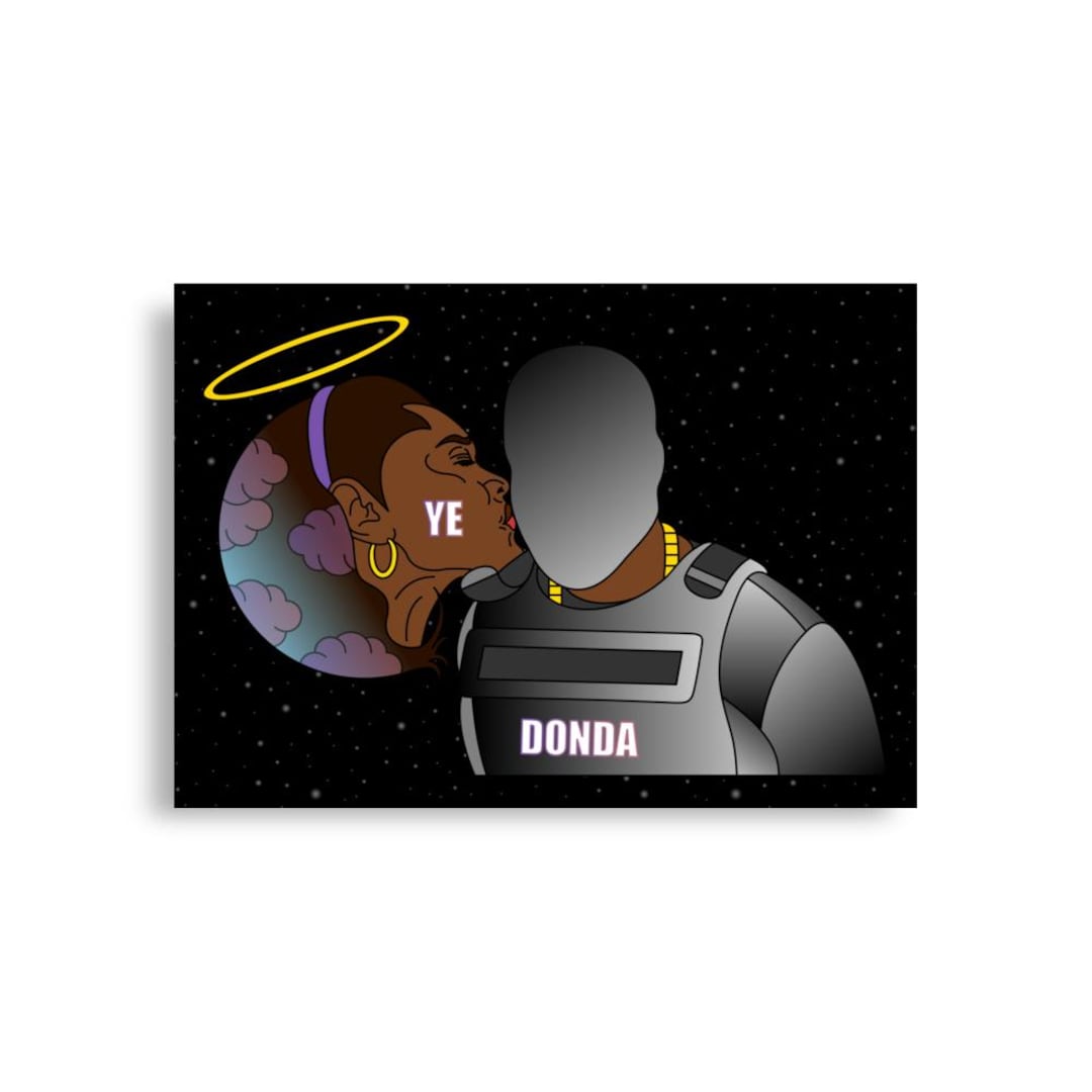 Donda/ye - Poster, Kanye West, Alternative Album Cover Art, Black ...