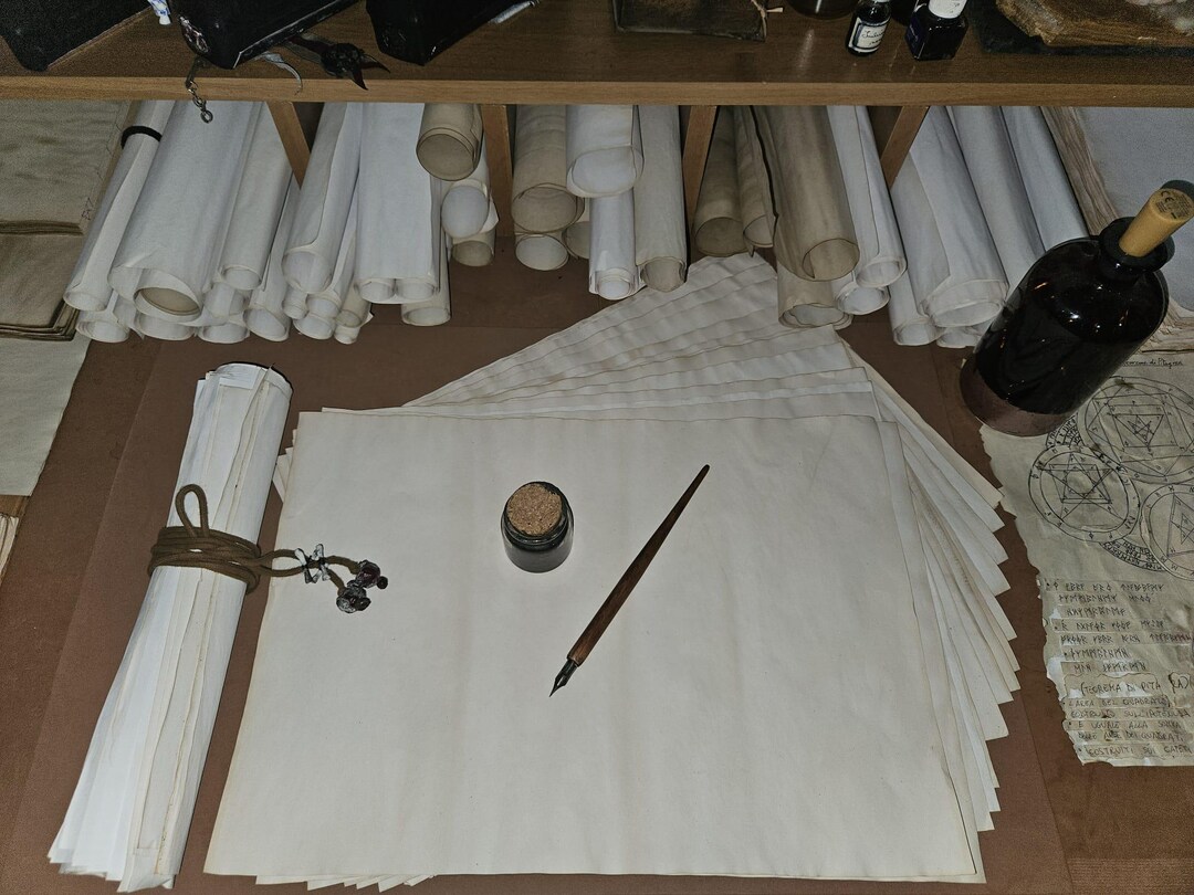 50 Sheets Handmade Tea Time A3 Paper – Aged Paper for Scrapbooking ...