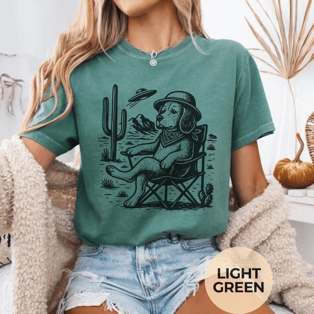 Comfort Colors Beagle Cowboy UFO Graphic Tee – Western Dog Shirt - Etsy