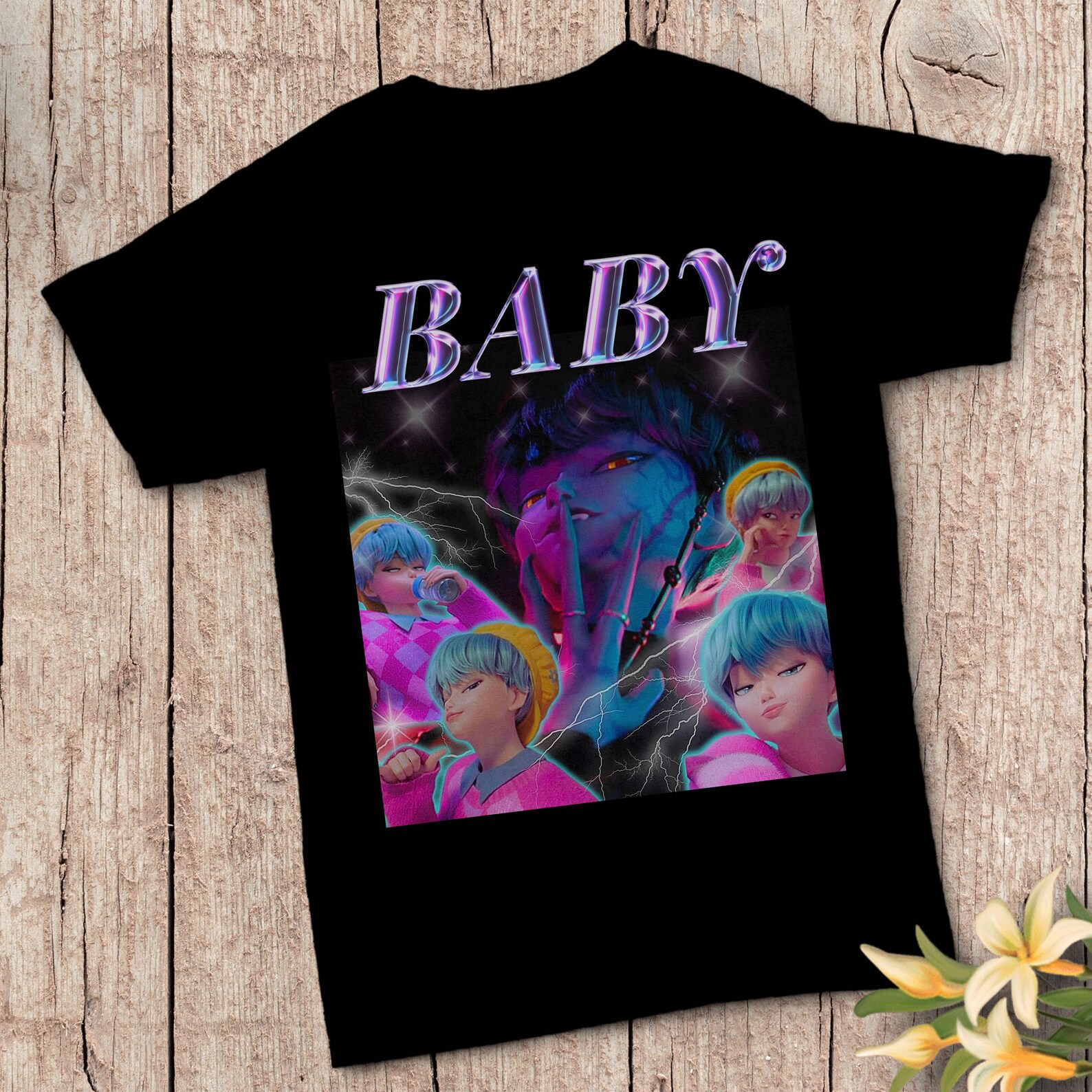 Kpop Graphic Tee, Kpop Demon Hunters Merch, Kpop Demon Hunters Grapic ...