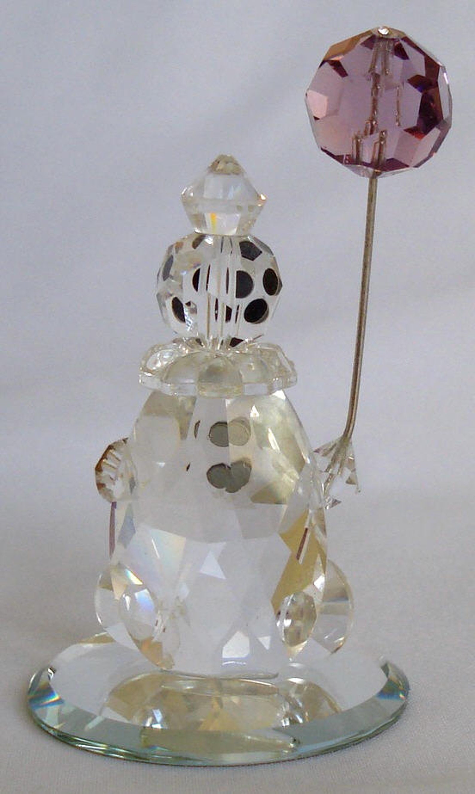 Crystal Clown With Balloon Made With Swarovski Crystal | Etsy