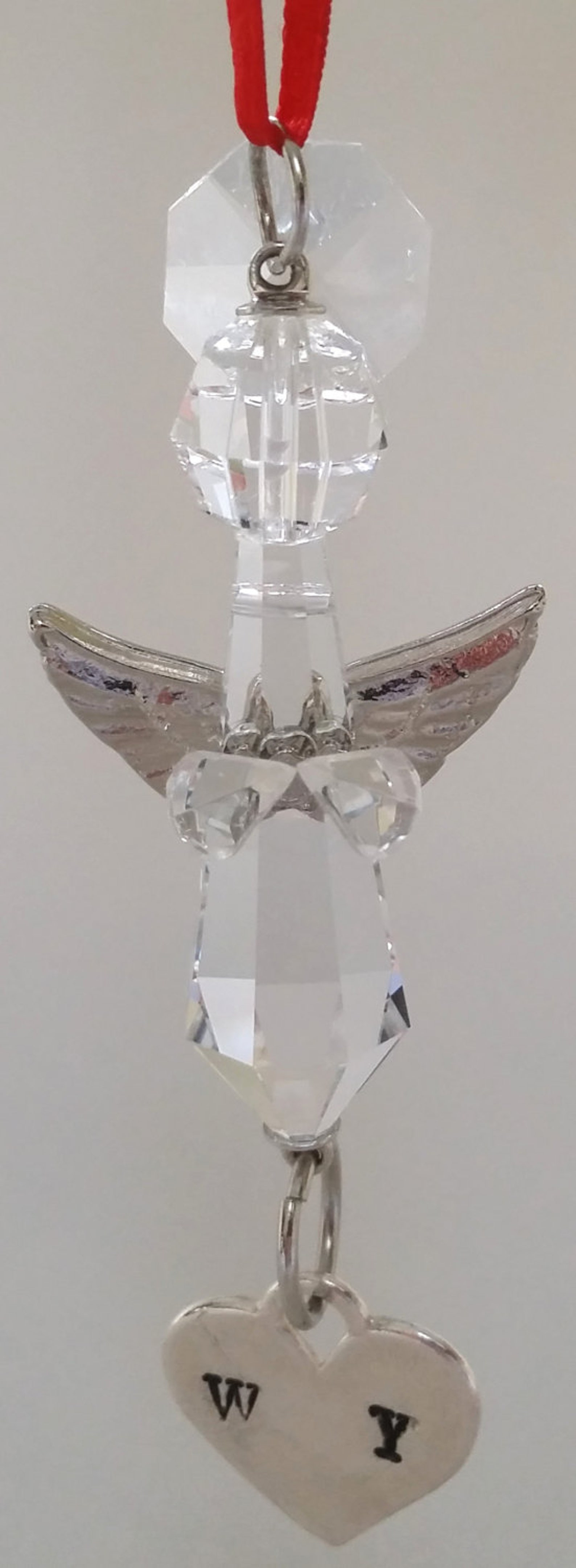 Crystal Hanging Angel Handcrafted by Bjcrystalgifts Using - Etsy
