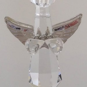 Crystal Hanging Angel Handcrafted by Bjcrystalgifts Using Swarovski ...