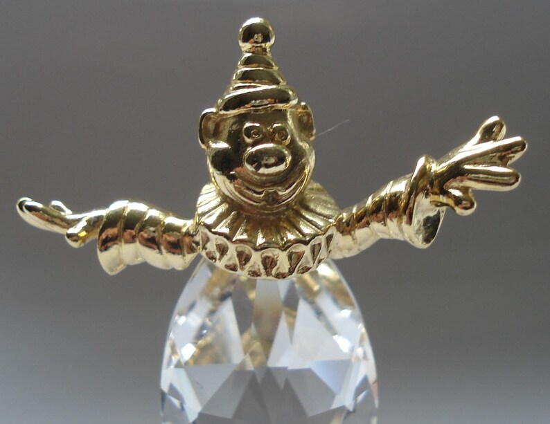Crystal Unicycle Clown Miniature Made Using Swarovski Crystal - Clown ...