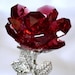 Red Rose - Crystal Red Rose Handcrafted by Bjcrystalgifts Using ...