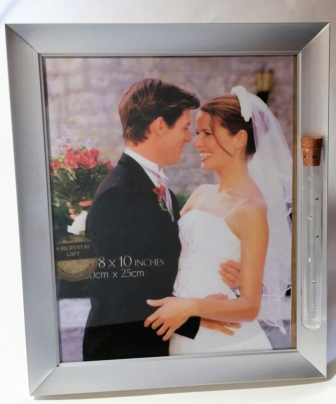 Jewish Wedding Picture Frame - Jewish Engagement Gift - Holds Shards ...