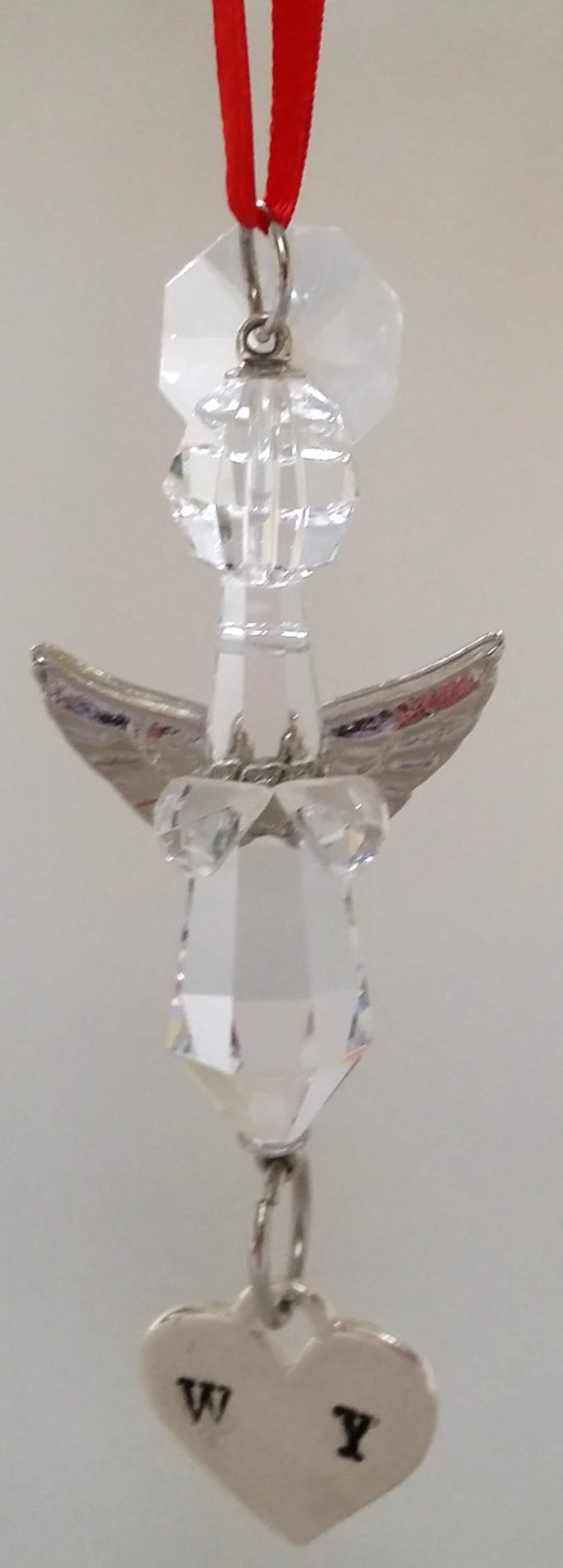 Crystal Hanging Angel Handcrafted by Bjcrystalgifts Using - Etsy