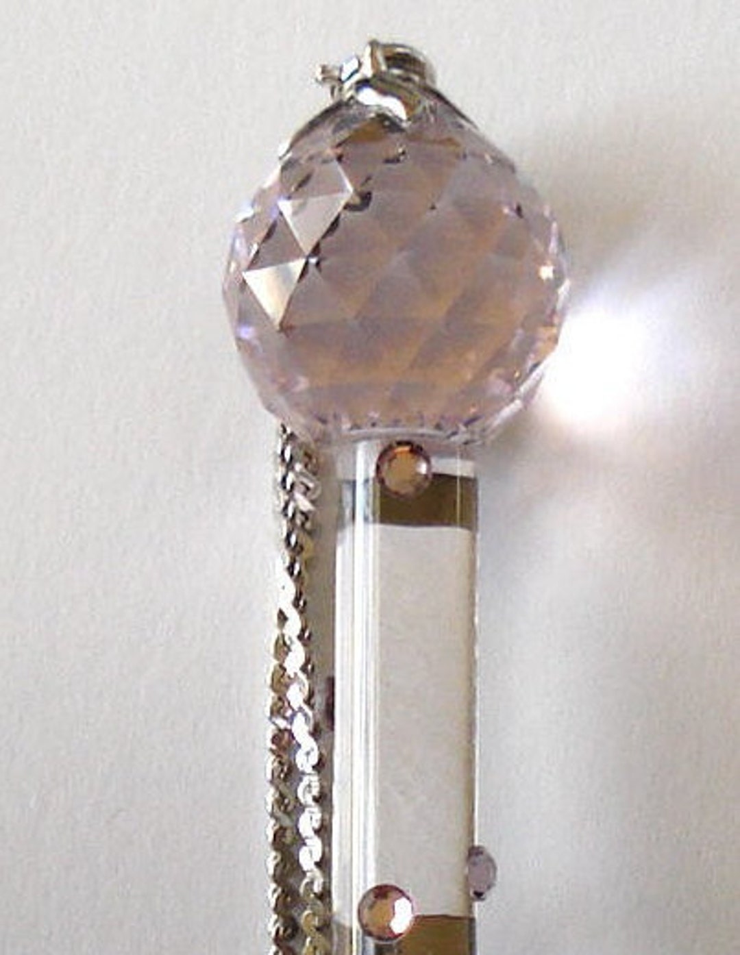 Crystal Yad Made With Swarovski Crystal - Pink - Etsy