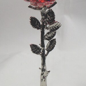 Red Rose - Crystal Red Rose Handcrafted by Bjcrystalgifts Using ...