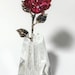 Red Crystal Rose in Crystal Vase Handcrafted With Swarovski Crystal ...