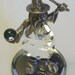 Pewter and Crystal Wizard Figurine Handcrafted by the Artisans at ...