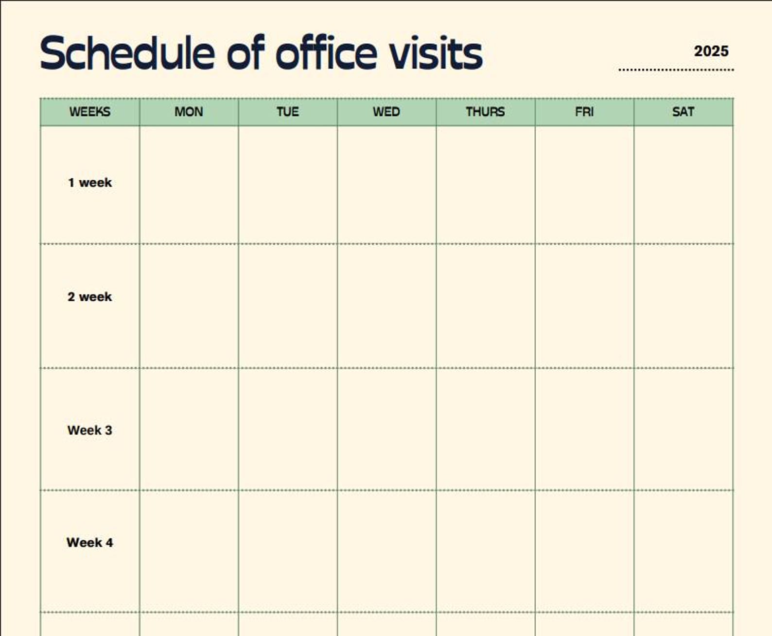 Office Attendance Tracker | Printable PDF + Editable Powerpoint ...