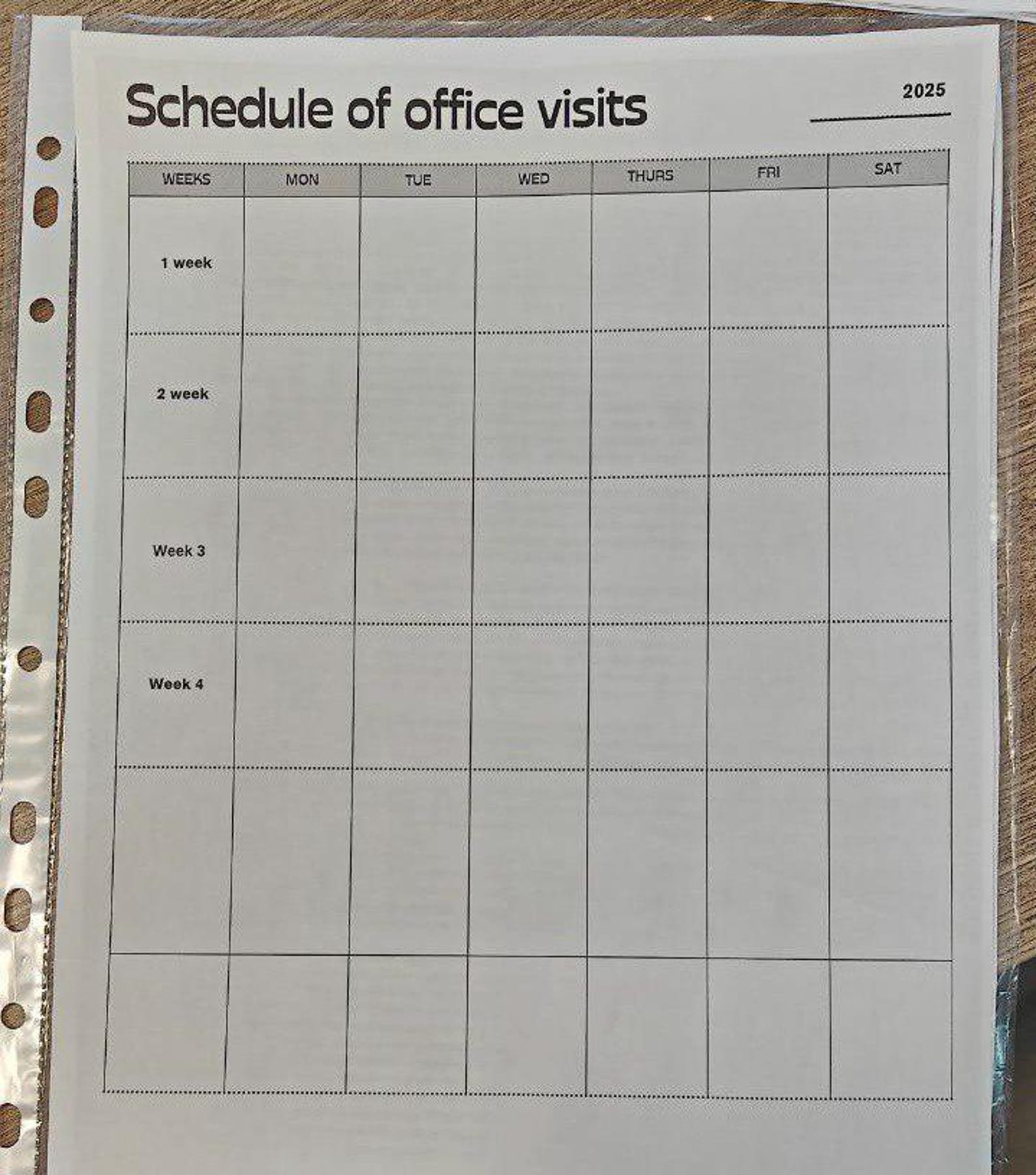 Office Attendance Tracker | Printable PDF + Editable Powerpoint ...